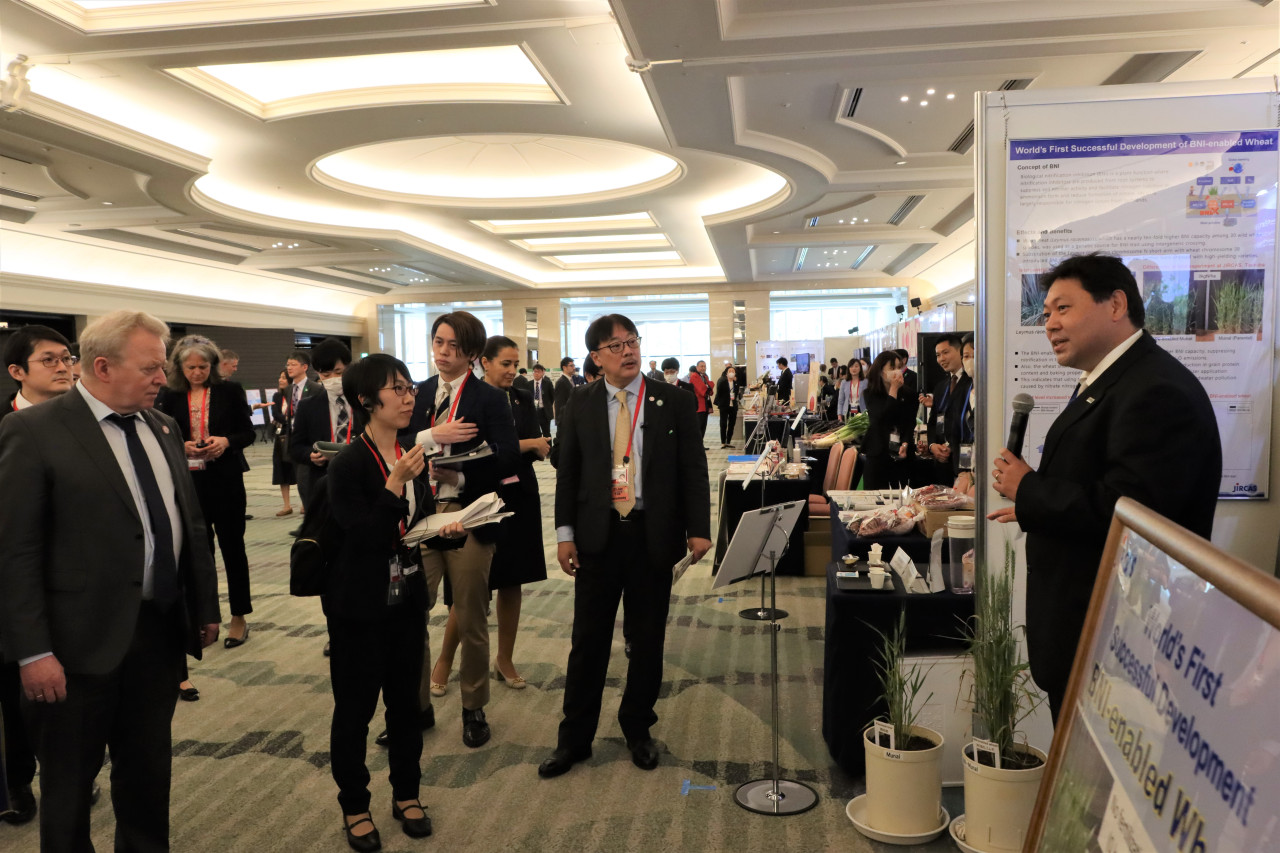 BNI-enabled Wheat Exhibit at the G7 Agriculture Ministers’ Meeting in Miyazaki | Japan ...