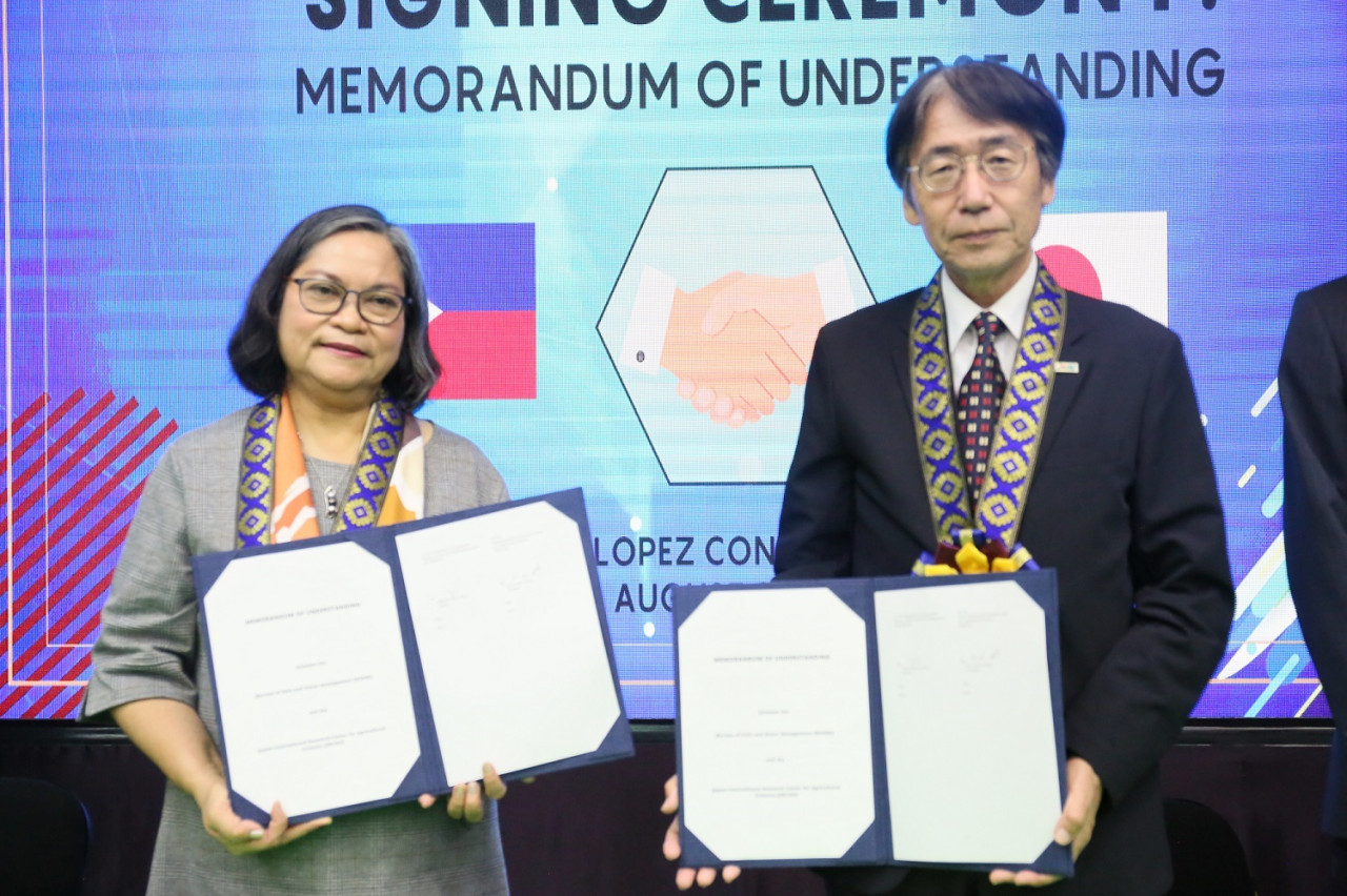 JIRCAS and the Bureau of Soils and Water Management of the Department of Agriculture ...