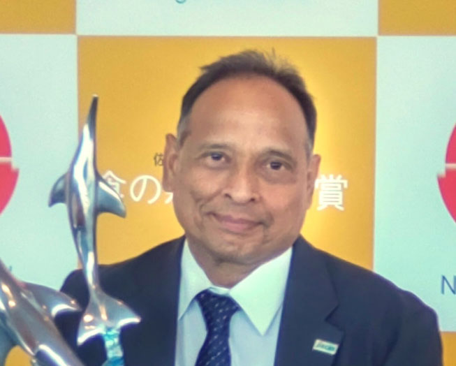 Dr. Guntur Venkata Subbarao, Senior Researcher, JIRCAS receives the ...