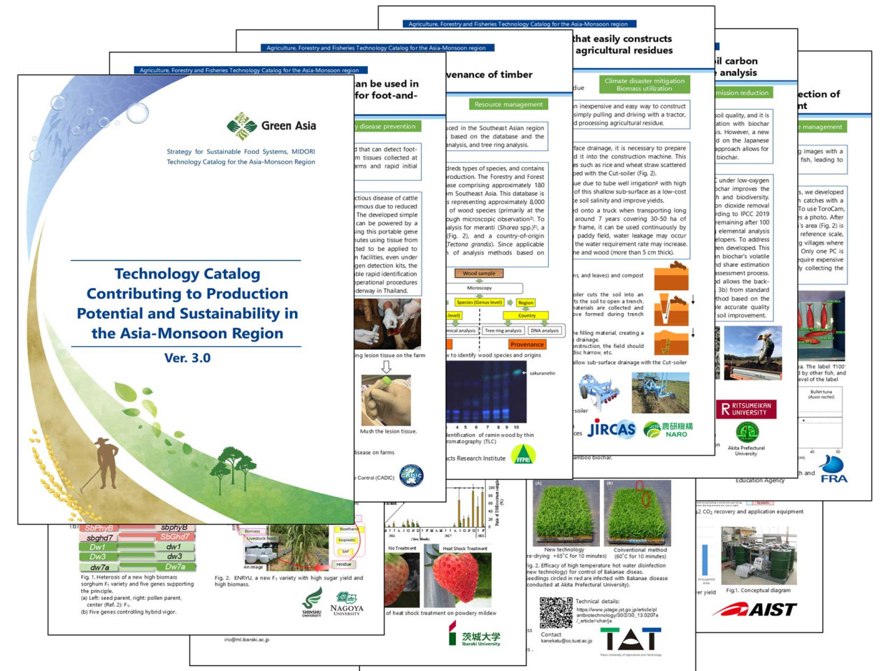 Technology Catalog Contributing to Production Potential and Sustainability in the Asia-Monsoon ...